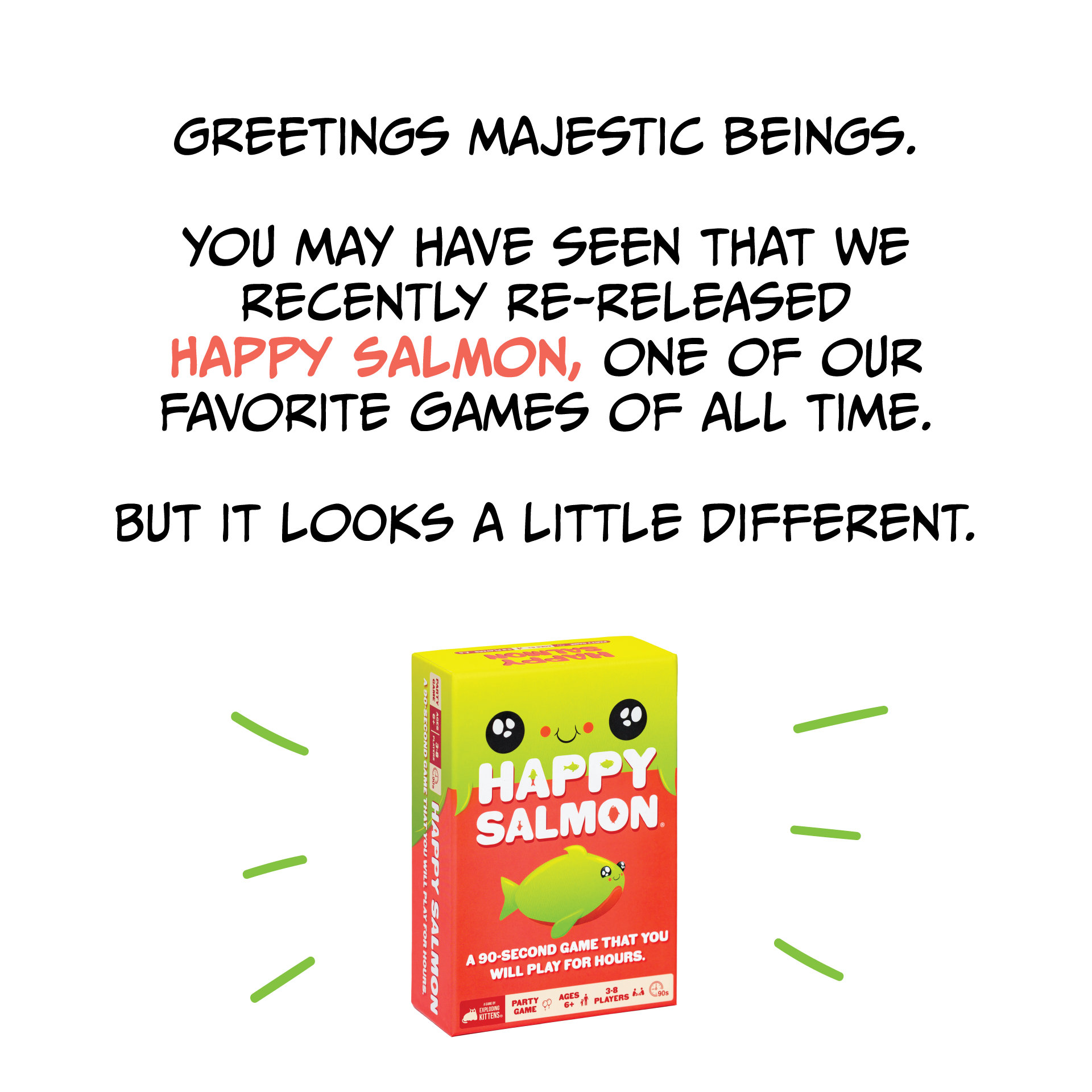 Happy Salmon in A Box | Our Games | Exploding Kittens Blog