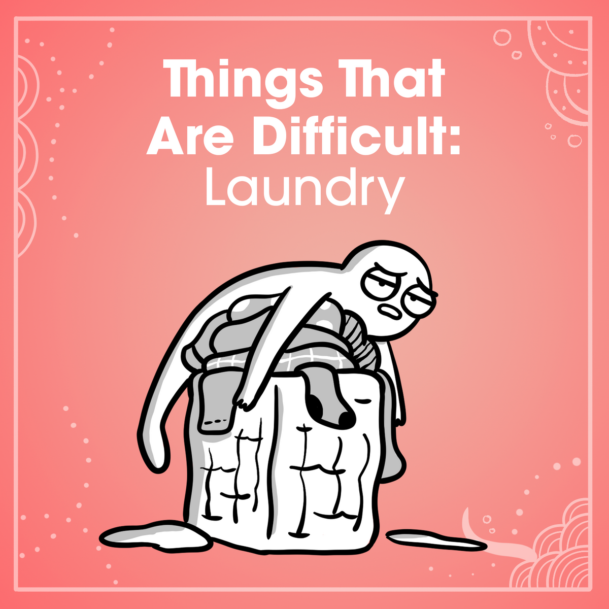 Laundry | Things That Are Difficult | Exploding Kittens Blog