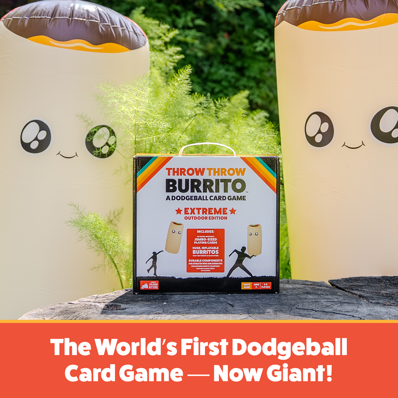 Throw Throw Burrito Extreme Outdoor Edition | Outdoor Card Game ...