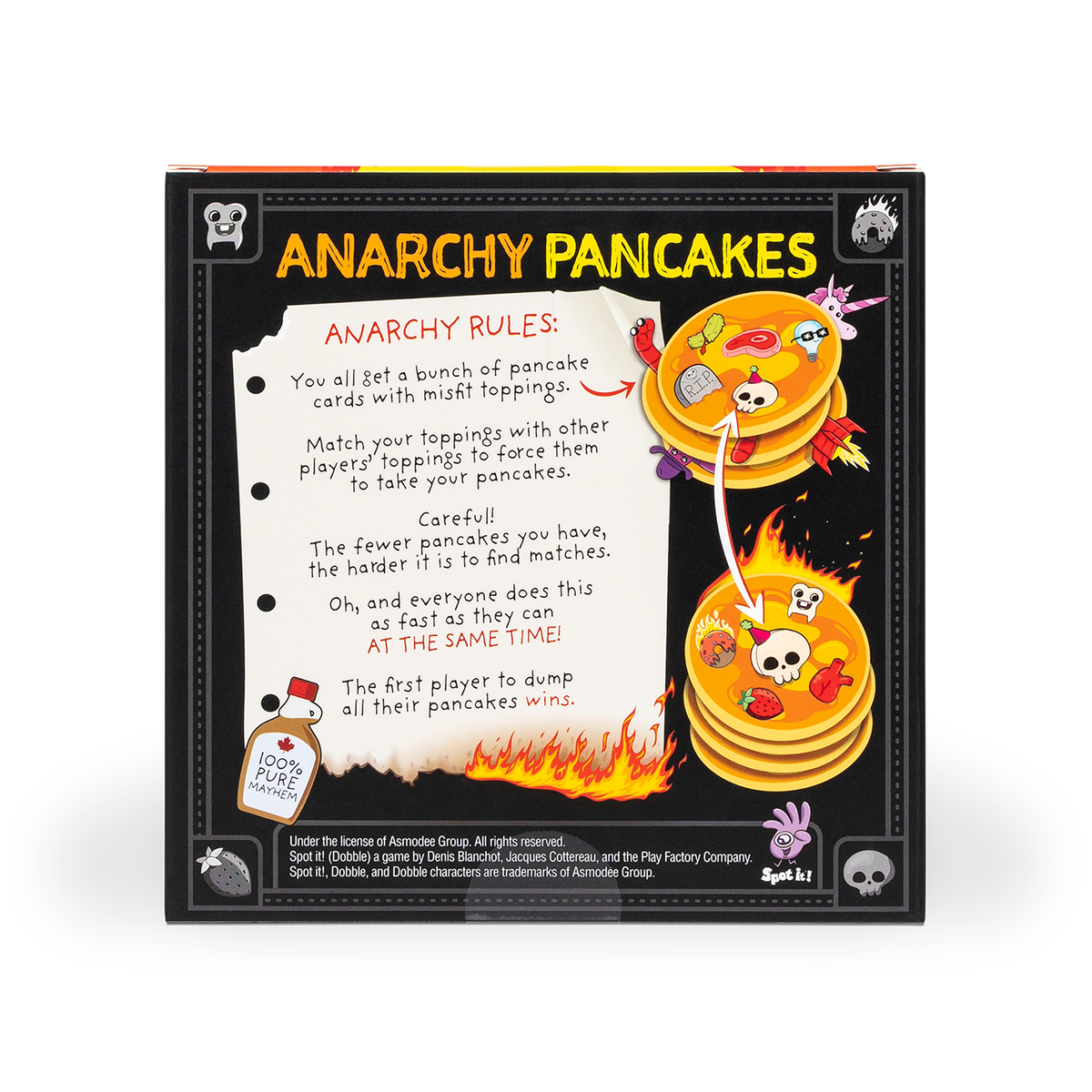 Anarchy Pancakes Card Game For Fast Paced Fun