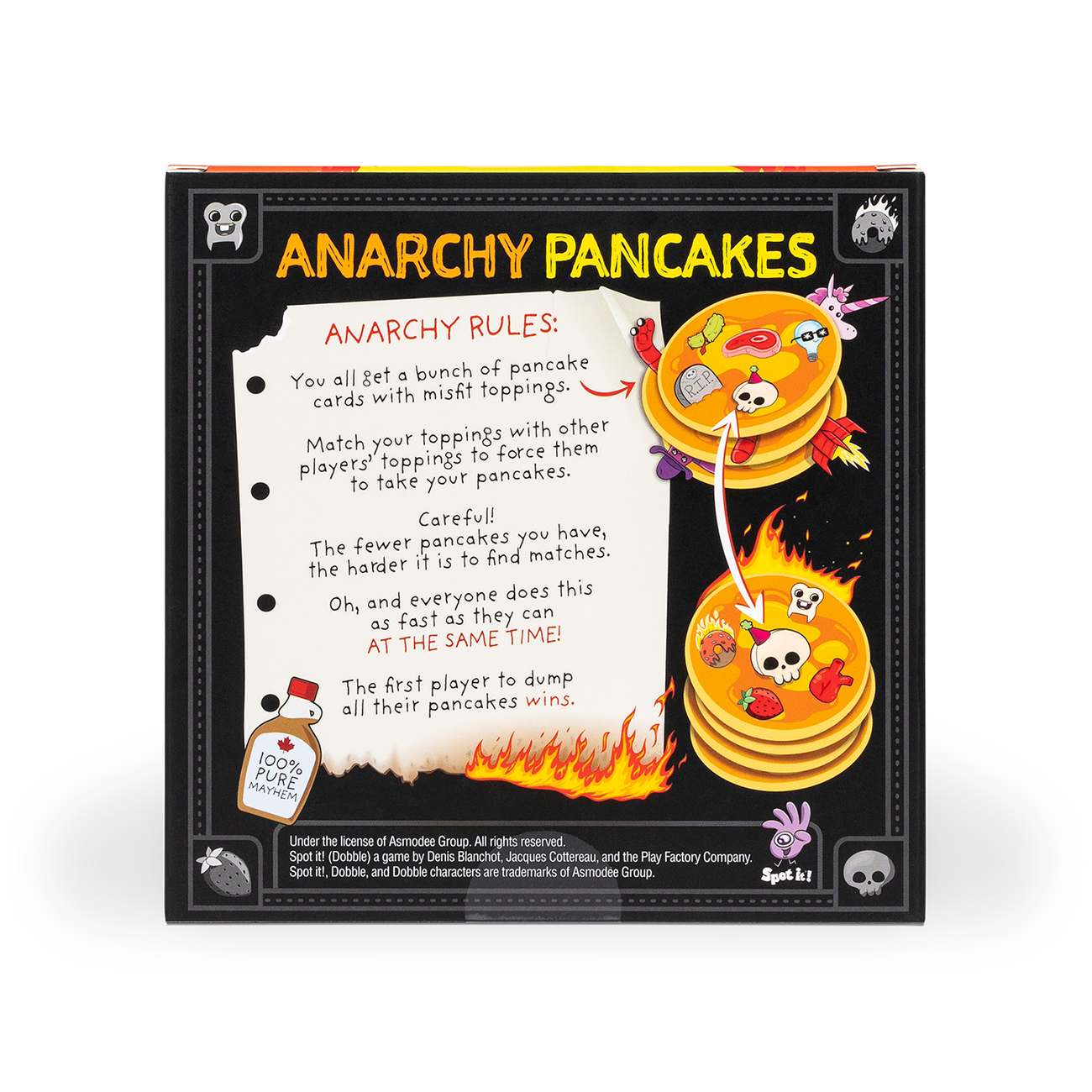 Anarchy Pancakes Card Game For Fast Paced Fun