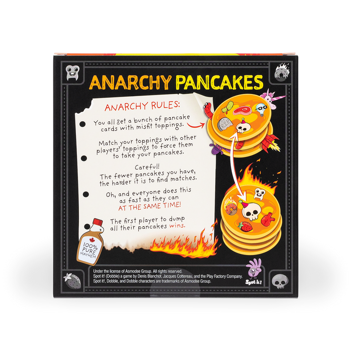 Anarchy Pancakes Card Game For Fast Paced Fun