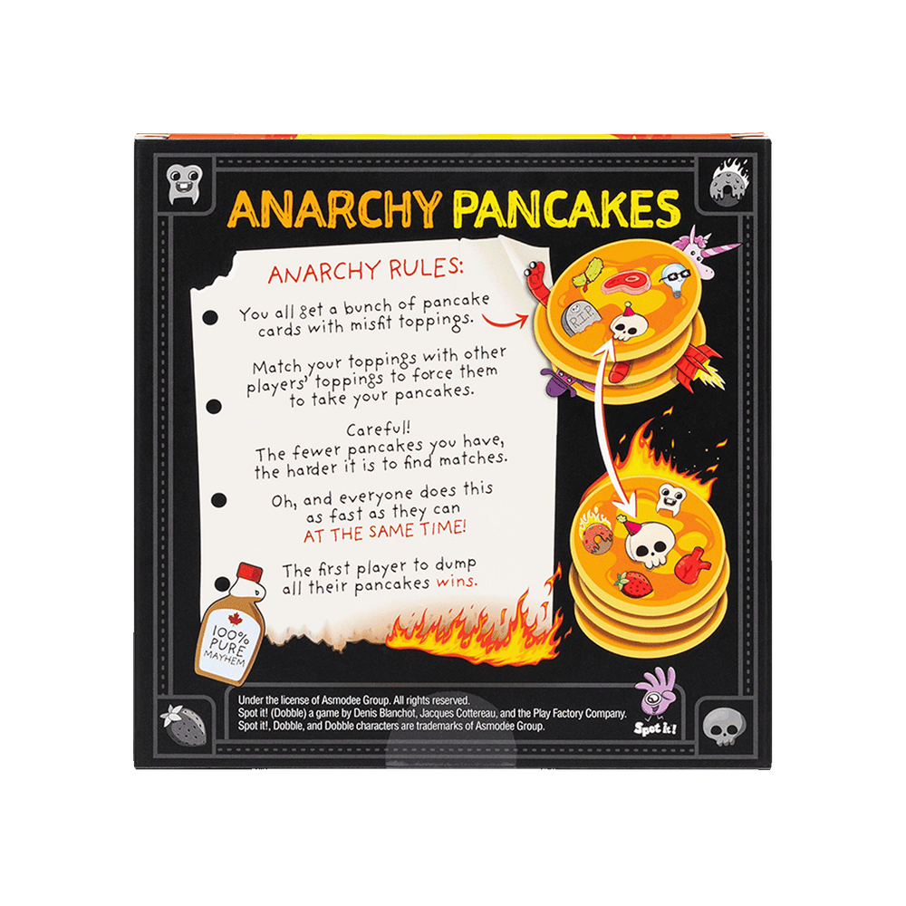 Anarchy Pancakes Card Game For Fast Paced Fun