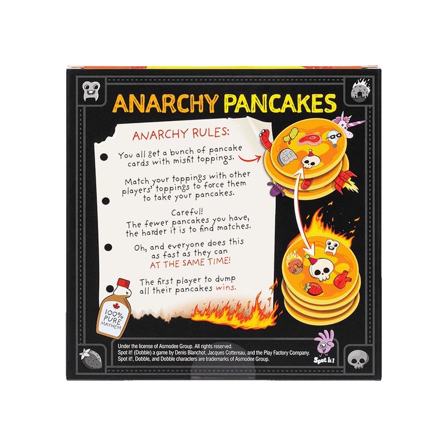 Anarchy Pancakes Card Game For Fast Paced Fun