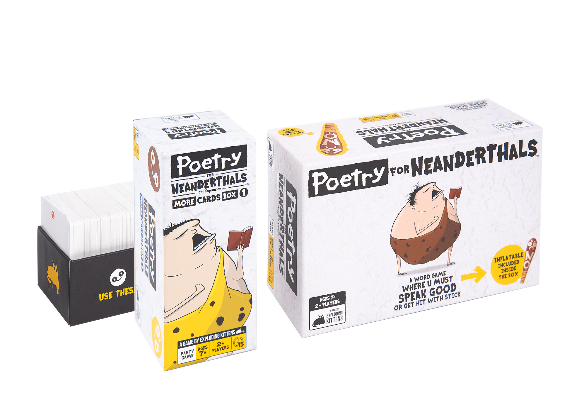 Poetry for Neanderthals Bundle | Game Night Bundle | Exploding Kittens