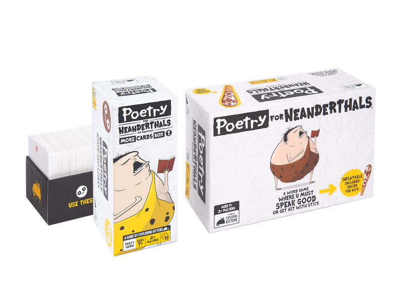 Poetry for Neanderthals Bundle | Game Night Bundle | Exploding Kittens
