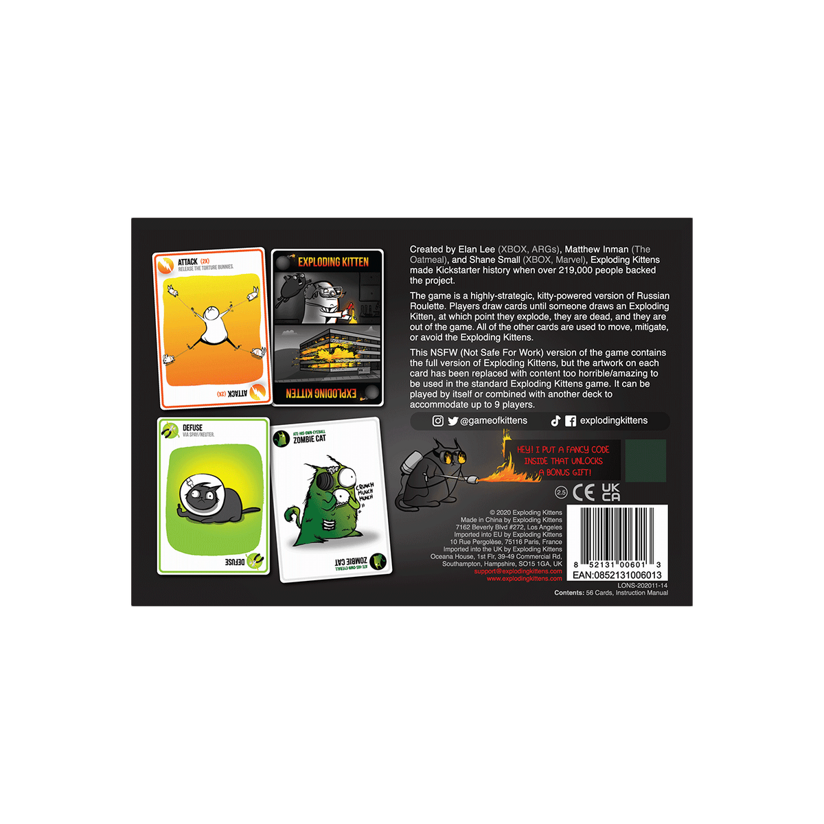 Exploding Kittens NSFW Edition | NSFW Card Game | Exploding Kittens