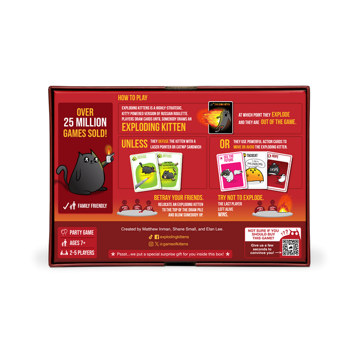 Exploding Kittens Original Edition | Card Game