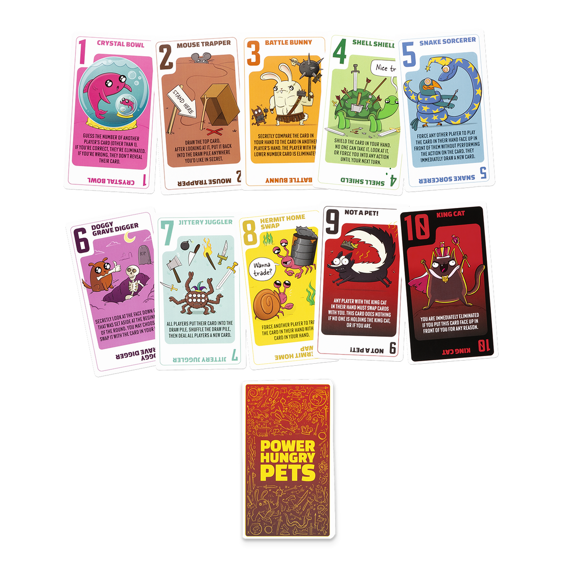Power Hungry Pets Card Game