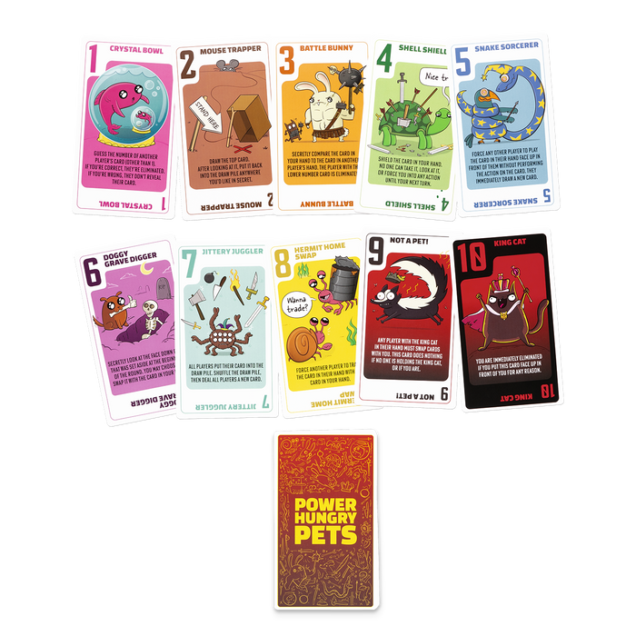 Power Hungry Pets Card Game