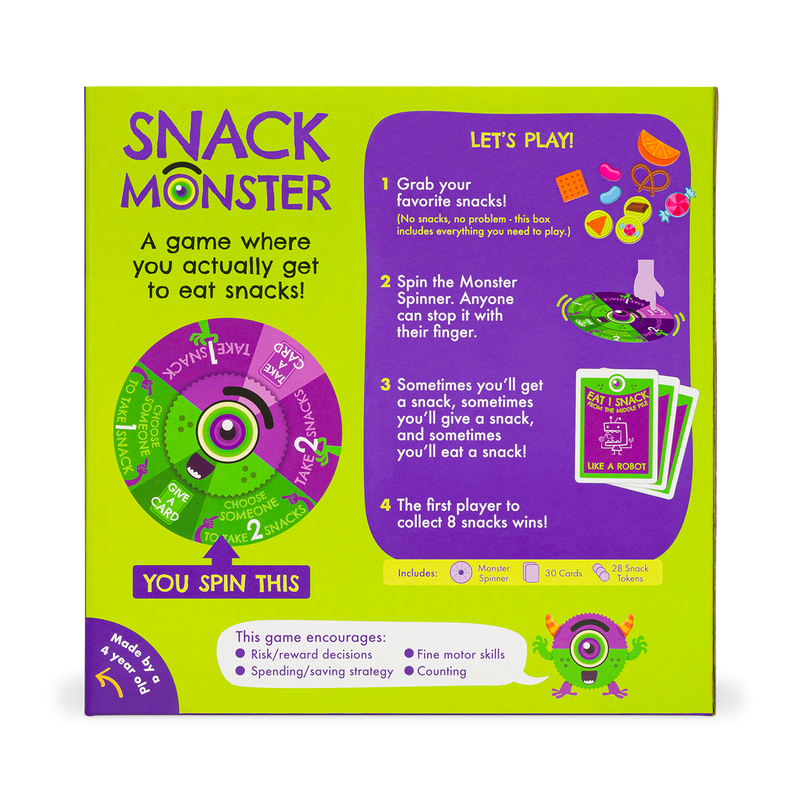 Snack Monster Game For Family Fun