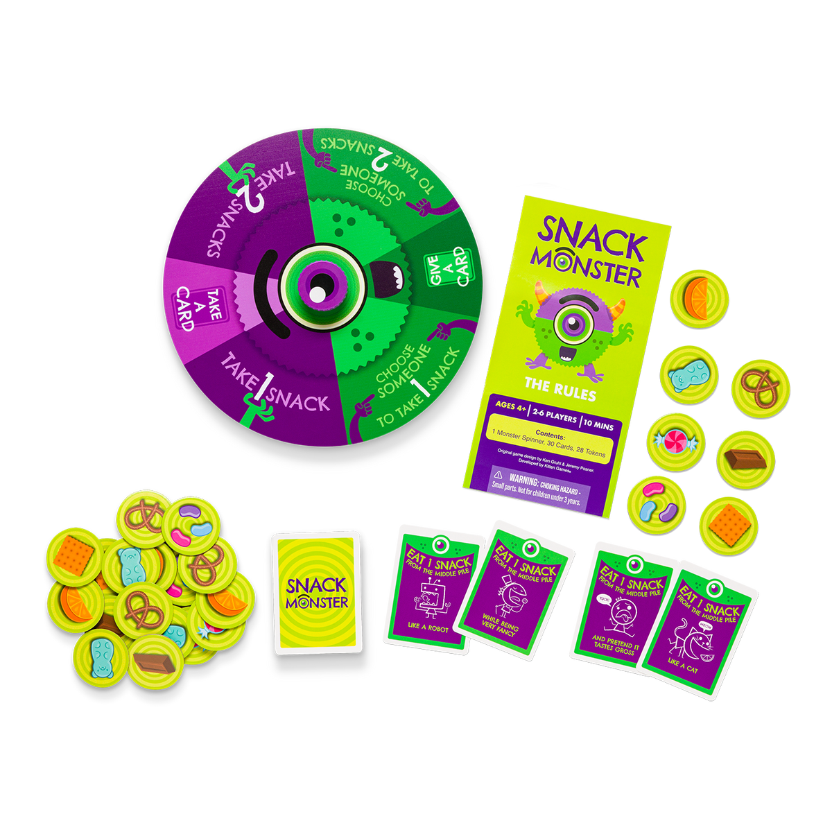 Snack Monster Game For Family Fun