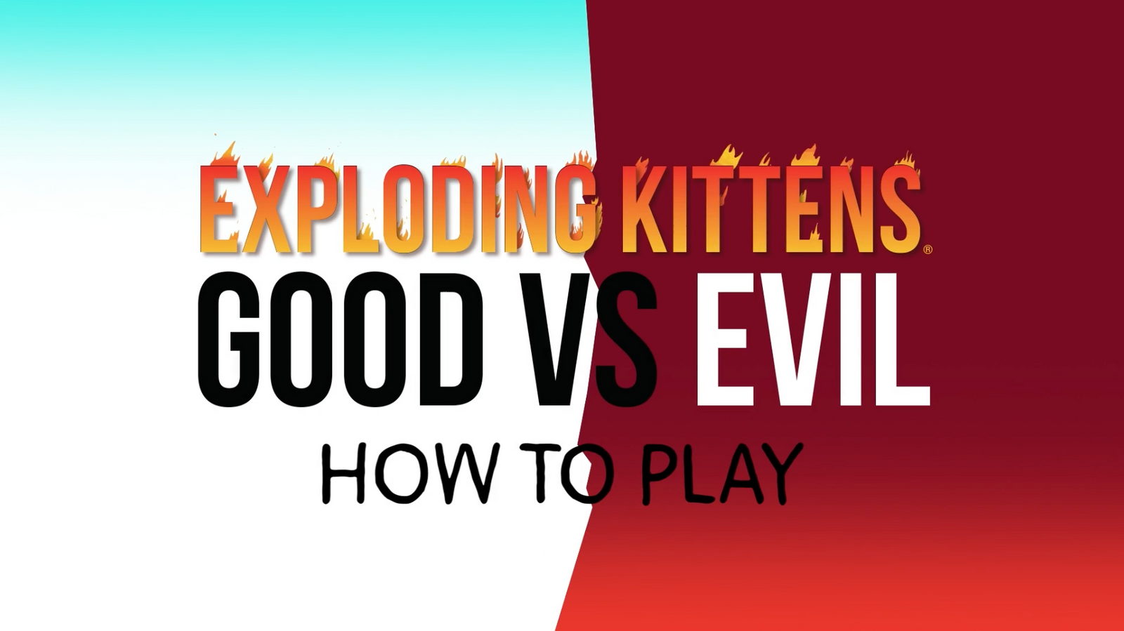 How To Play Exploding Kittens: Good vs Evil