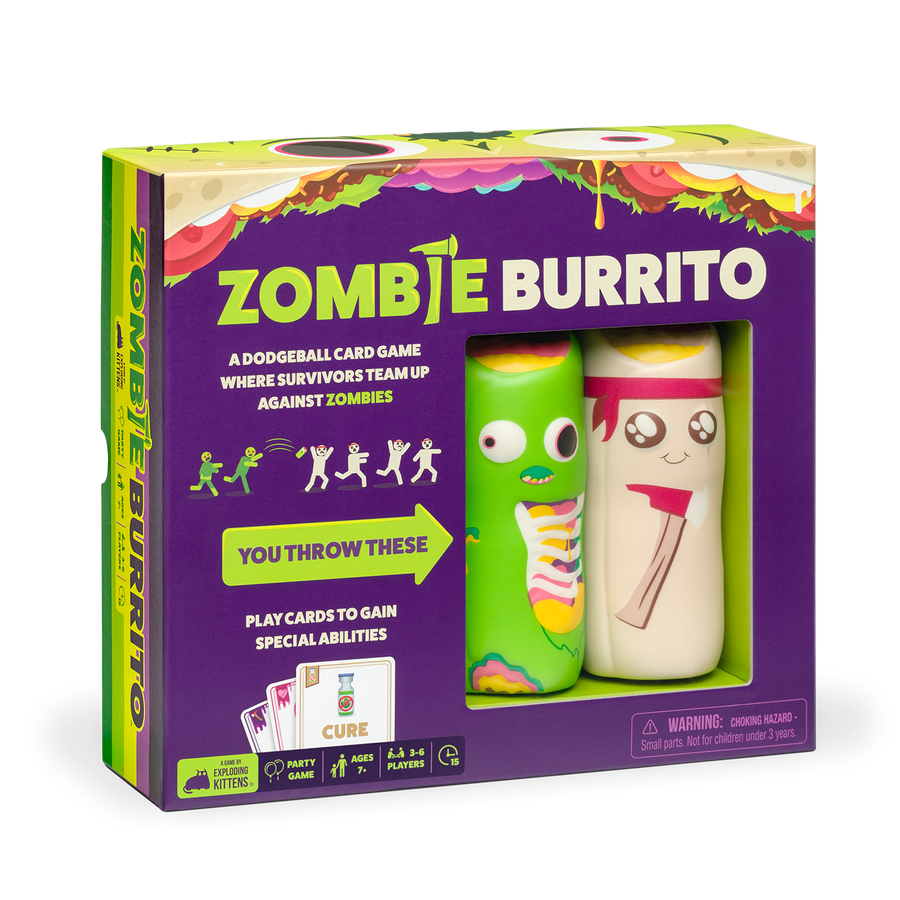 Zombie Burrito Card Game & Thrilling Team Battle