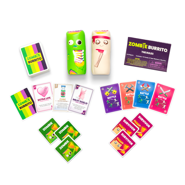 Zombie Burrito Card Game & Thrilling Team Battle