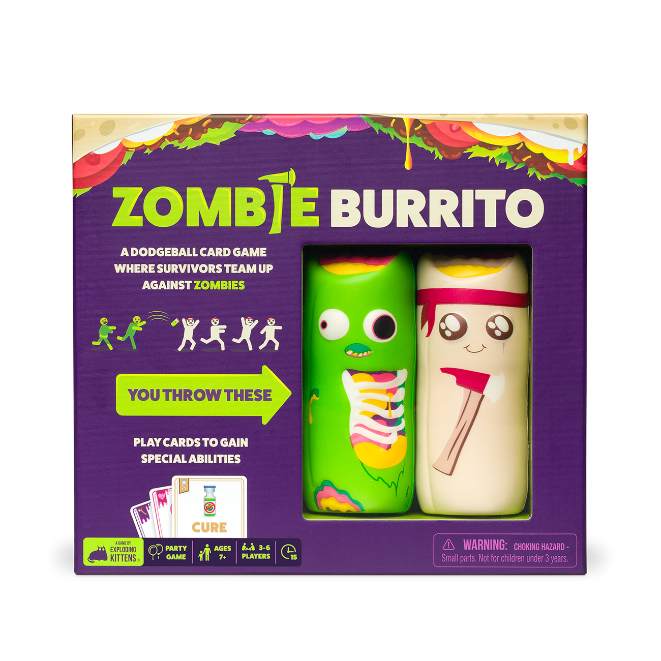 Zombie Burrito Card Game & Thrilling Team Battle