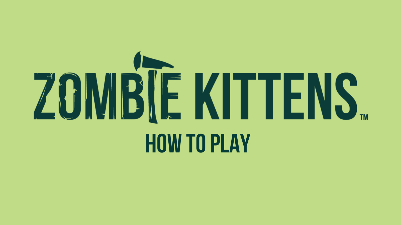 How to play Exploding Kittens: Zombie Kittens