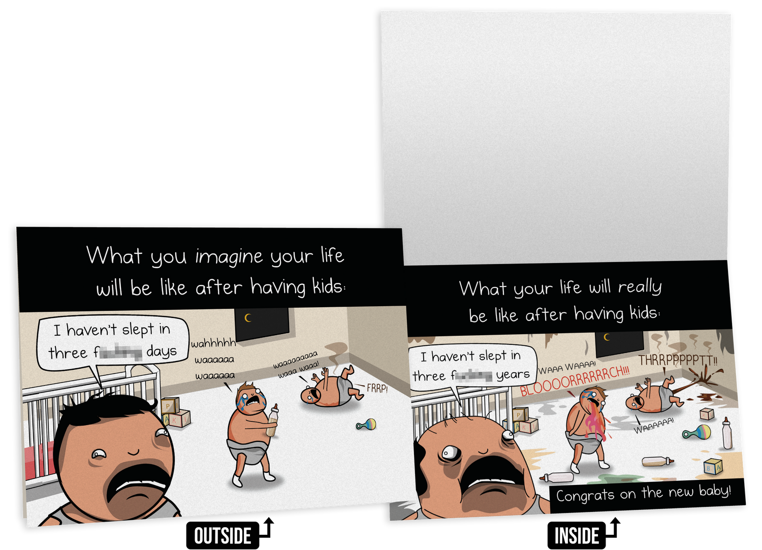 NSFW Friendship Greeting Card Bundle | 4 pack | Exploding Kittens