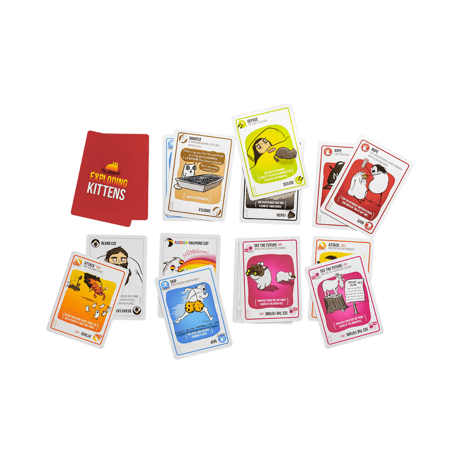 Exploding Kittens 2 Player Edition | Travel Friendly Card Game ...