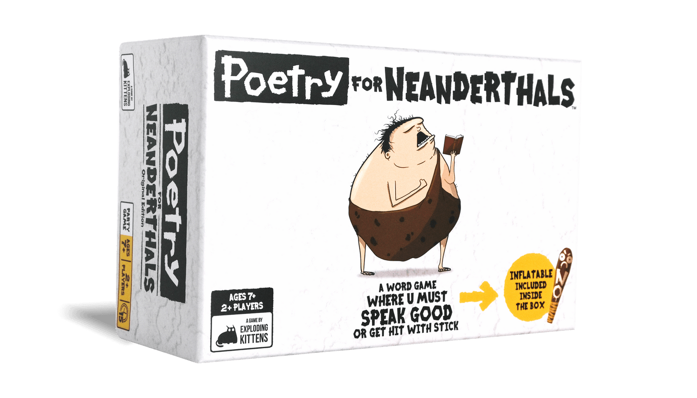 Poetry for Neanderthals | Party Card Game | Exploding Kittens