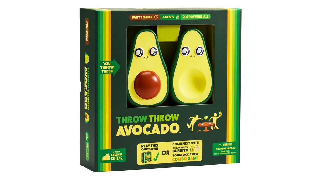 Throw Throw Avocado | Party Card Game | Exploding Kittens