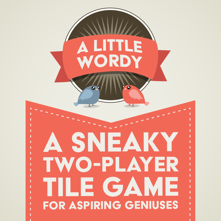 A Little Wordy | 2 Player Board Game | Exploding Kittens