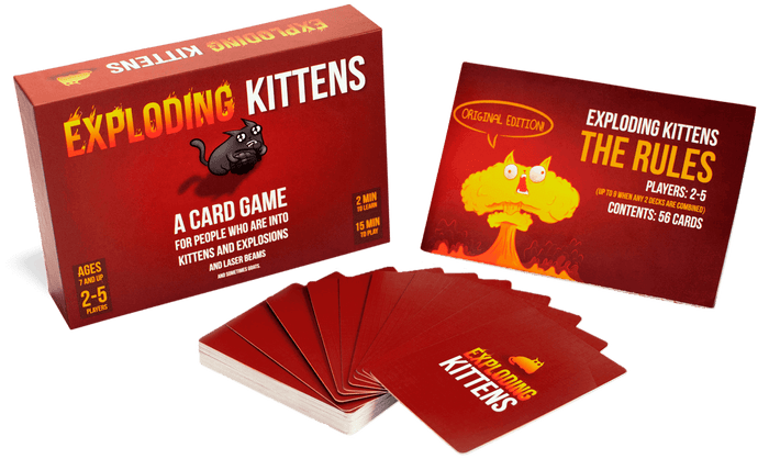 Exploding Kittens-Landing Page