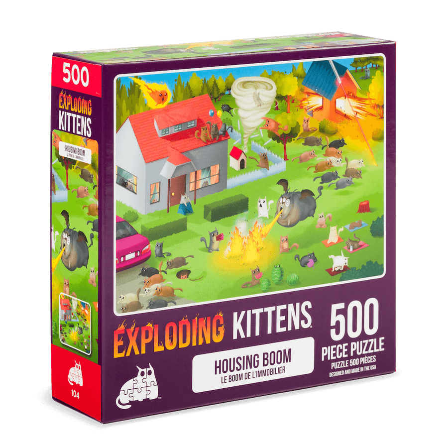 Housing Boom | 500 & 1000 Piece Puzzle | Exploding Kittens